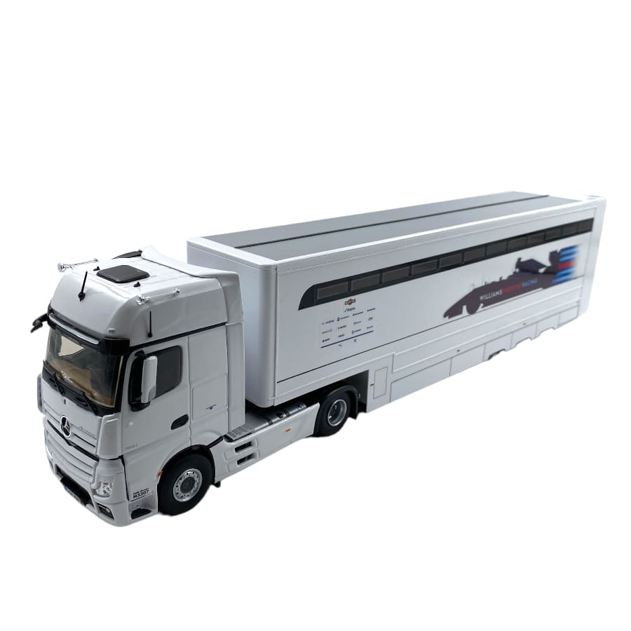 Macheta Camion Mercedes-Benz Actros MP4 Renntransporter Williams Marti ...