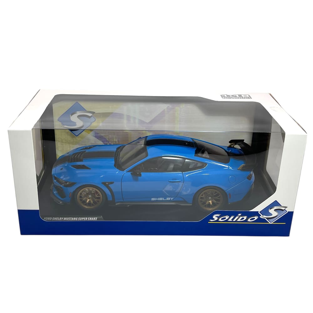 Ford Mustang Shelby super snake albastru - 1/18 Solido – IZOLAG ...